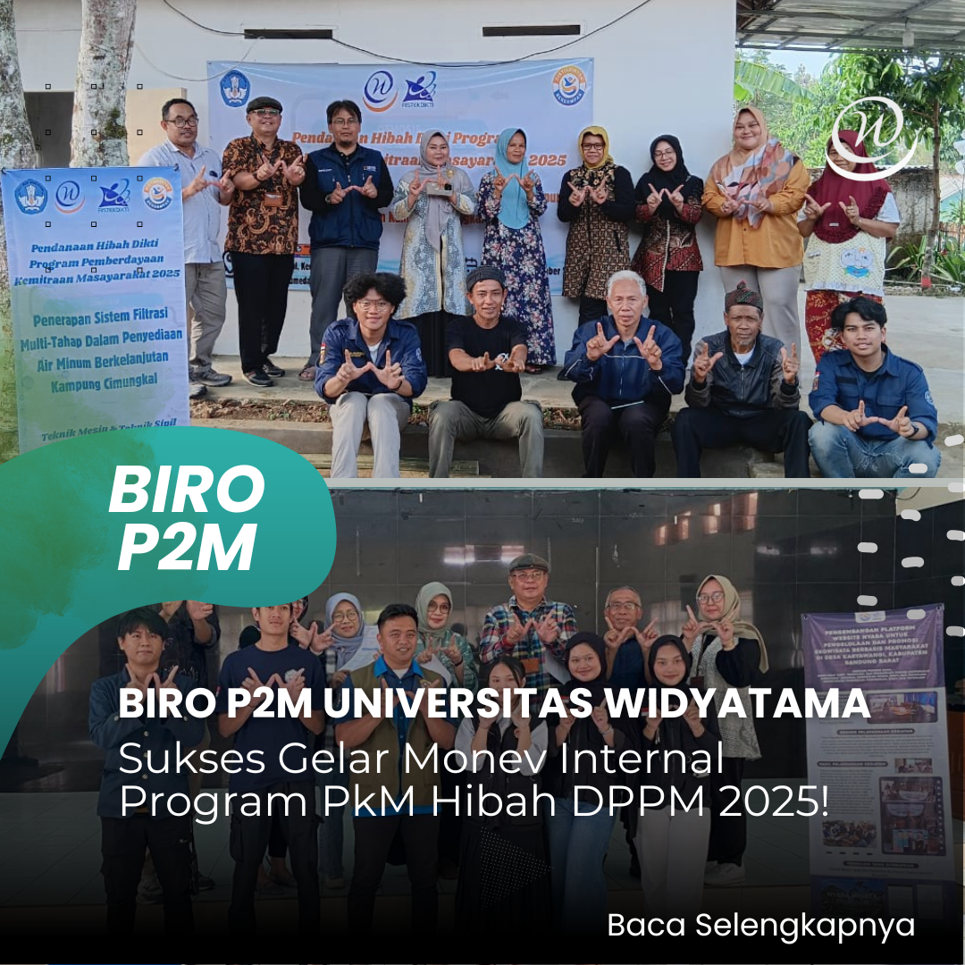 Biro P2M Universitas Widyatama Sukses Gelar Monev Internal Program PkM ...